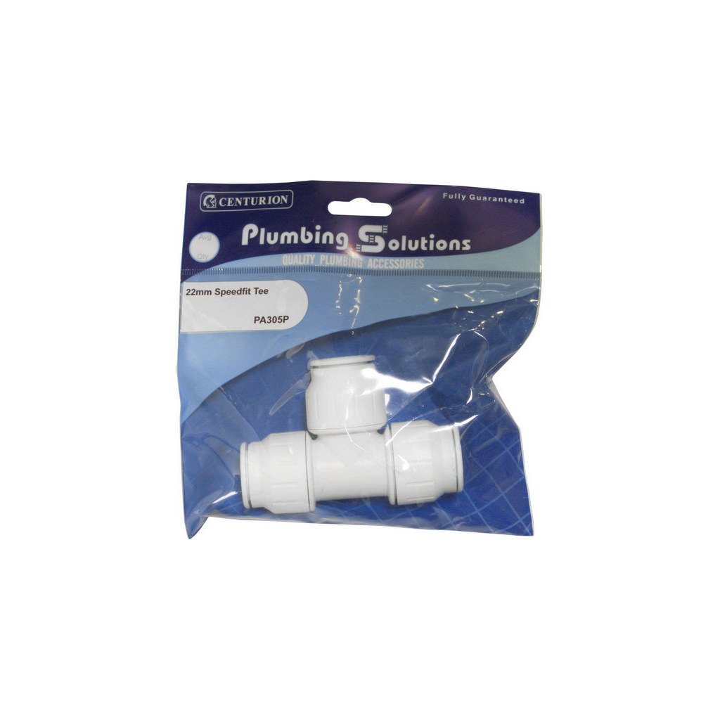 Centurion - Plastic Equal Tee, 22mm