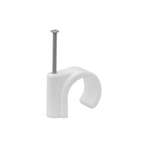 Centurion - Plastic Nail In Pipe Clips, 22mm, PA316L