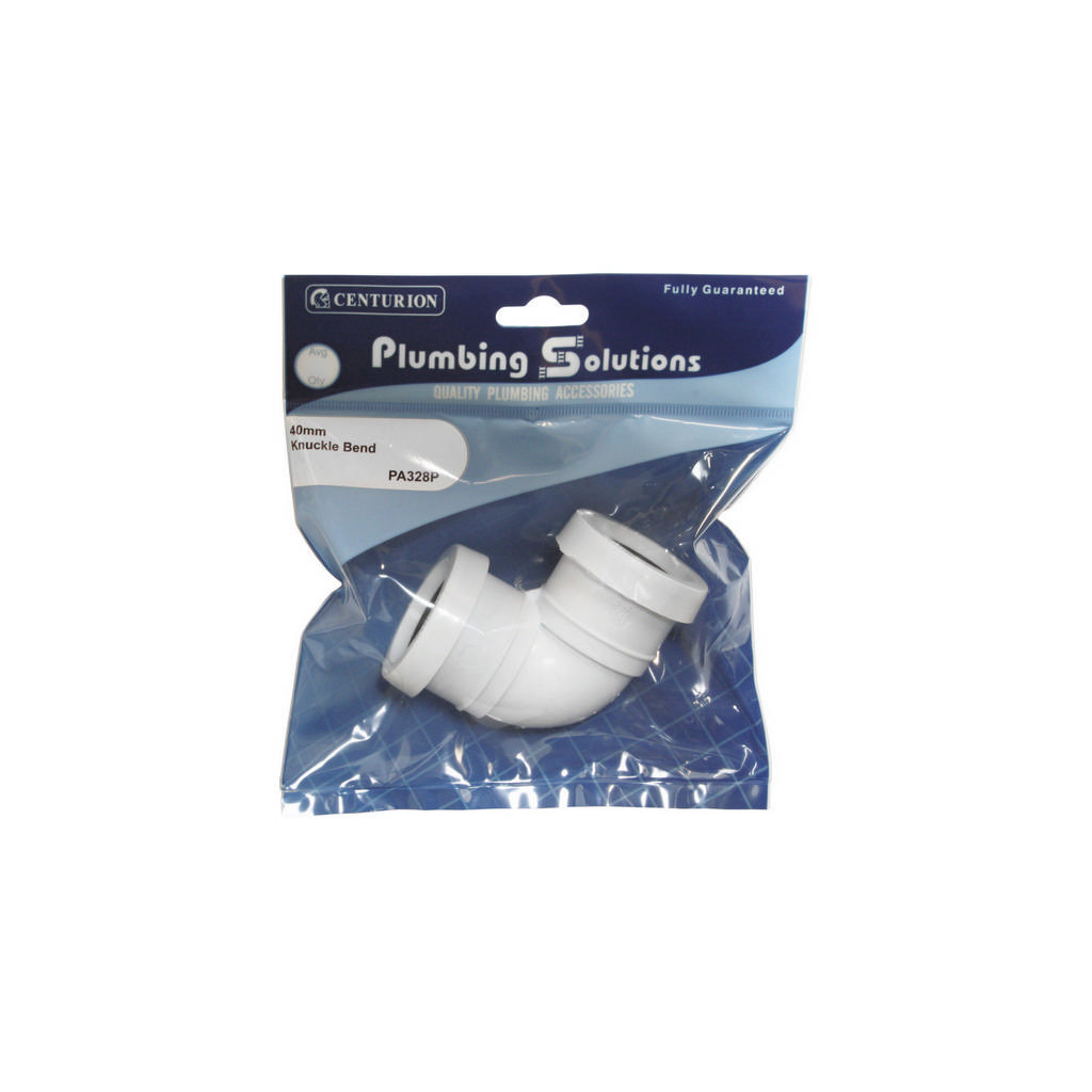 Centurion - Push Fit Knuckle Bend, 40mm