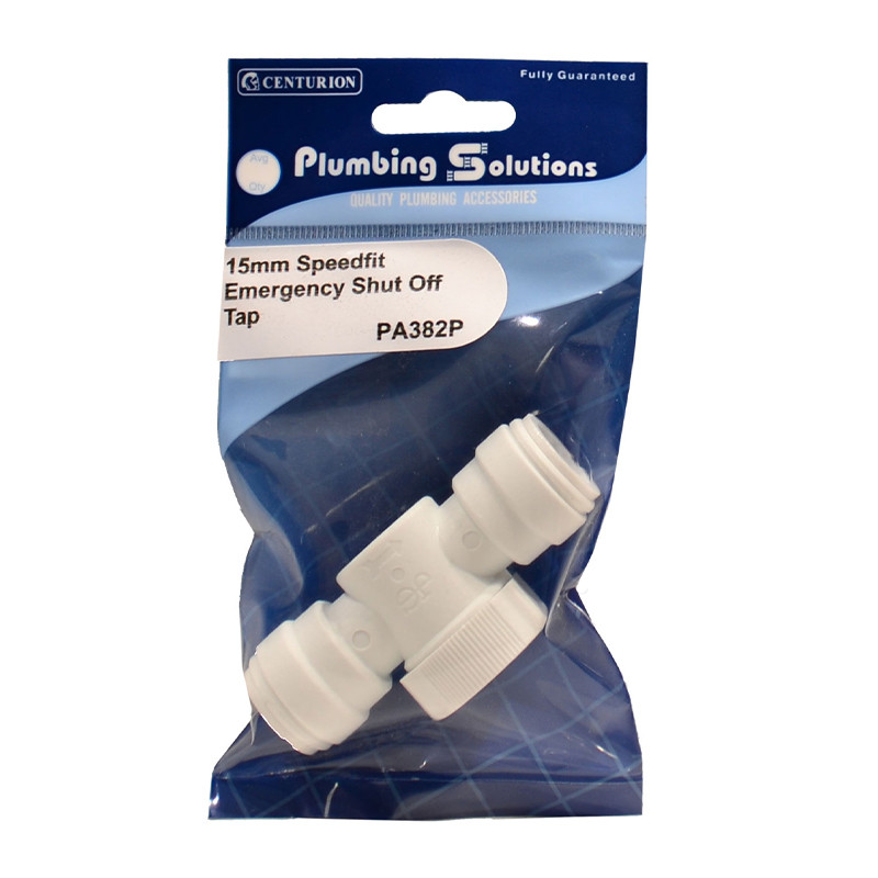 Centurion - Plastic Emergency Shut-Off Tap, 15mm