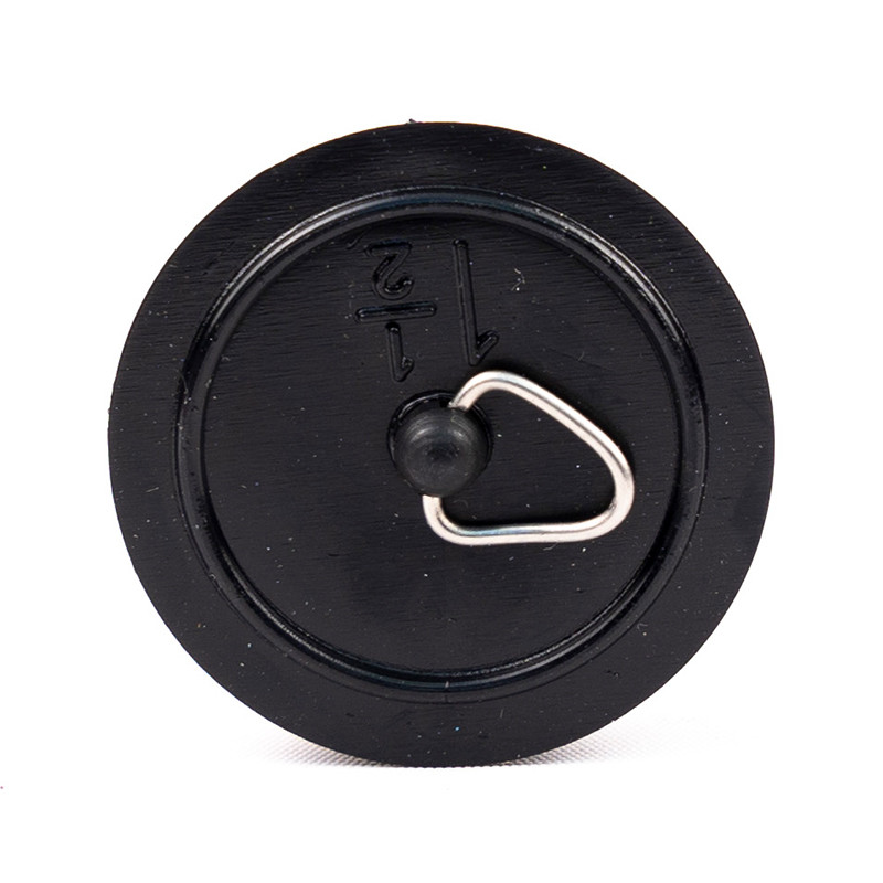 Centurion - Black Plastic Sink Plug, 1 1/2"