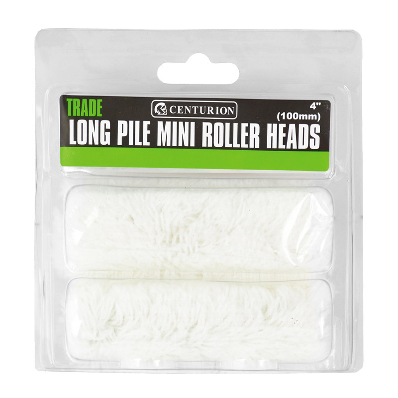 Centurion - Trade Long Pile Mini Rollers, 100mm / 4" (Set of 2)