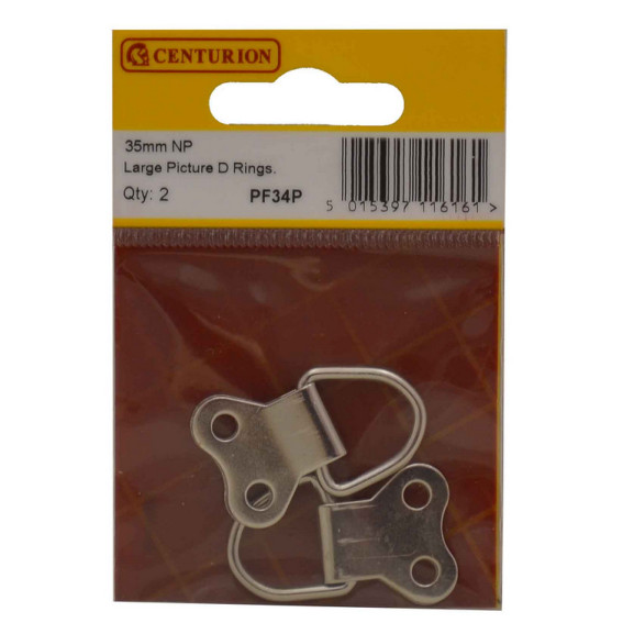 Centurion - 35mm NP Large Picture D Rings (Pack of 2) PF34P