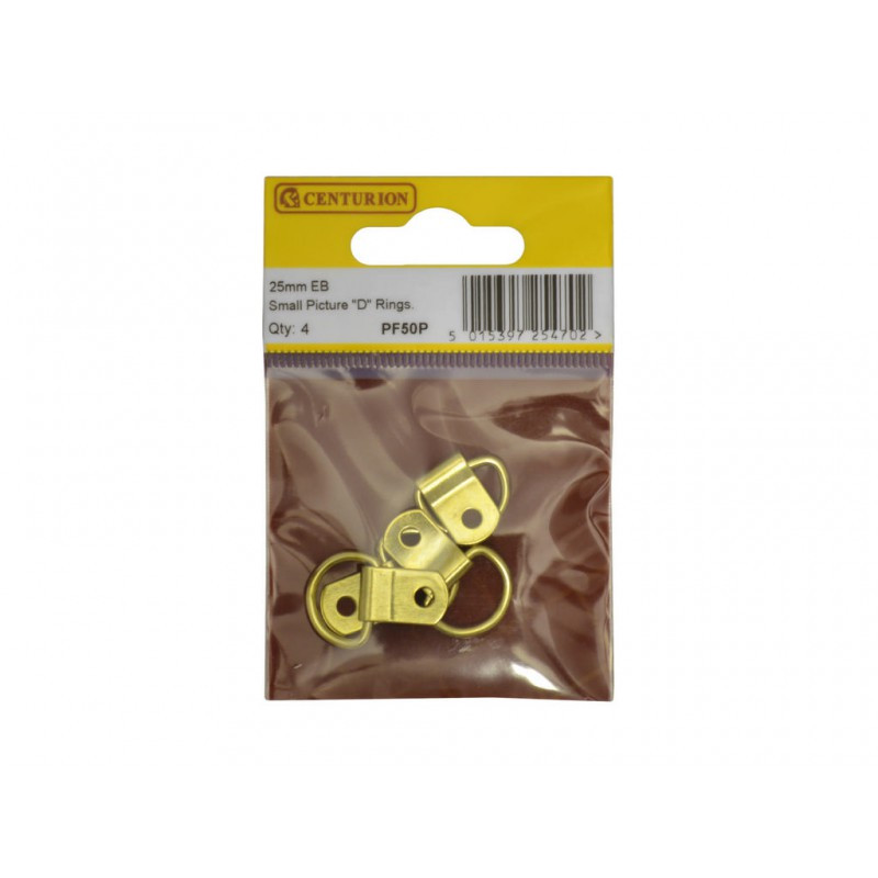 Centurion - 25mm EB Small Picture D Rings (Pack of 4) PF50P