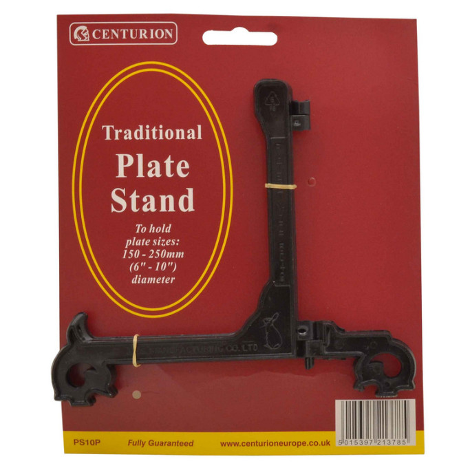 Centurion - Classic Plate Stand, 150mm - 250mm, Black