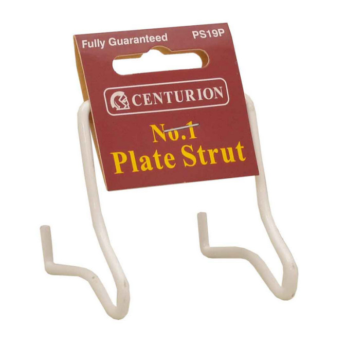 Centurion - Plastic Coated Wire Plate Strut, 65mm, White