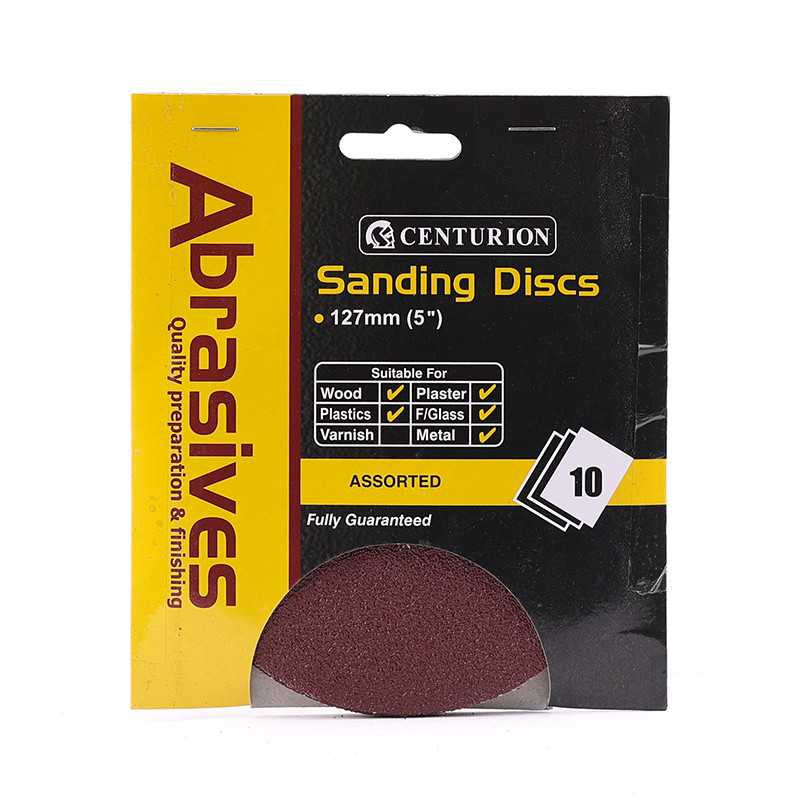 Centurion - Abrasives Circular Sanding Sheets, Assorted 127mm Diameter ...