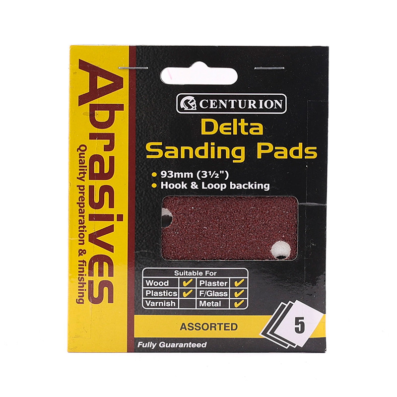 Centurion - Abrasives Sanding Triangles, Assorted 90 x 90 x 90mm (Pack ...