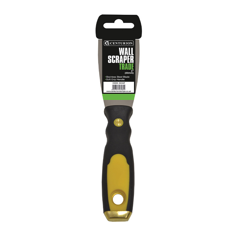 Centurion - Trade Wallpaper Scraper with Soft Grip Handle, 50mm / 2"