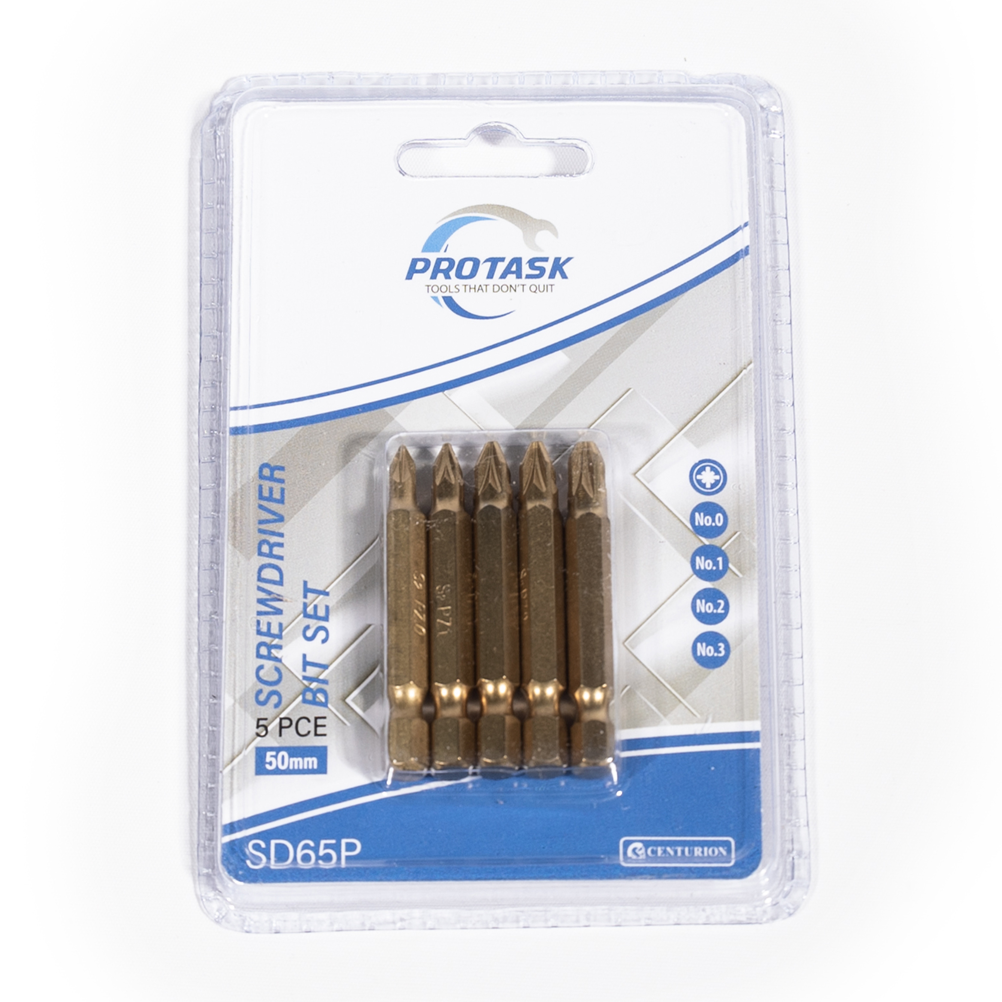 Centurion - 50mm Titanium Coated Pozi Assorted Screwdriver Bit Set