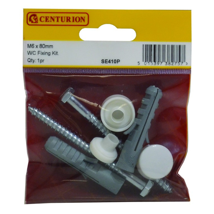 Centurion - WC Fixing Kit, M6 x 80mm