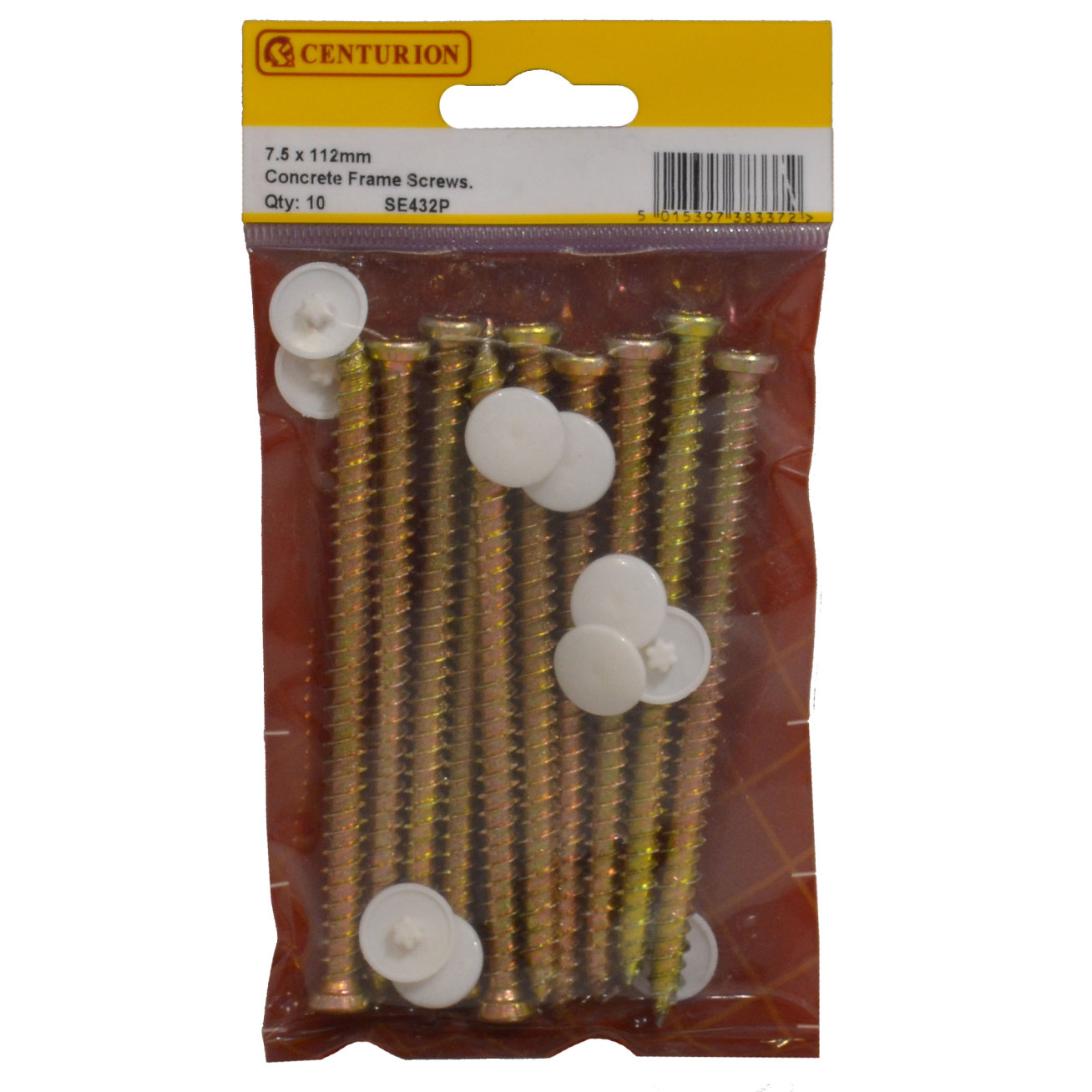Centurion - Concrete Frame Screws, 7.5 x 112mm,SE432P
