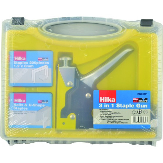 Centurion - Hilka 3 in 1 Staple Gun Kit 20200301, SL01P