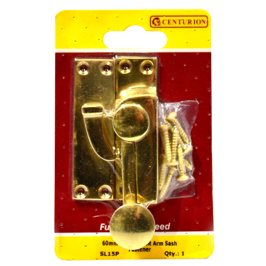 Centurion - 60mm PB Quadrant Arm Sash Fastener SL15P