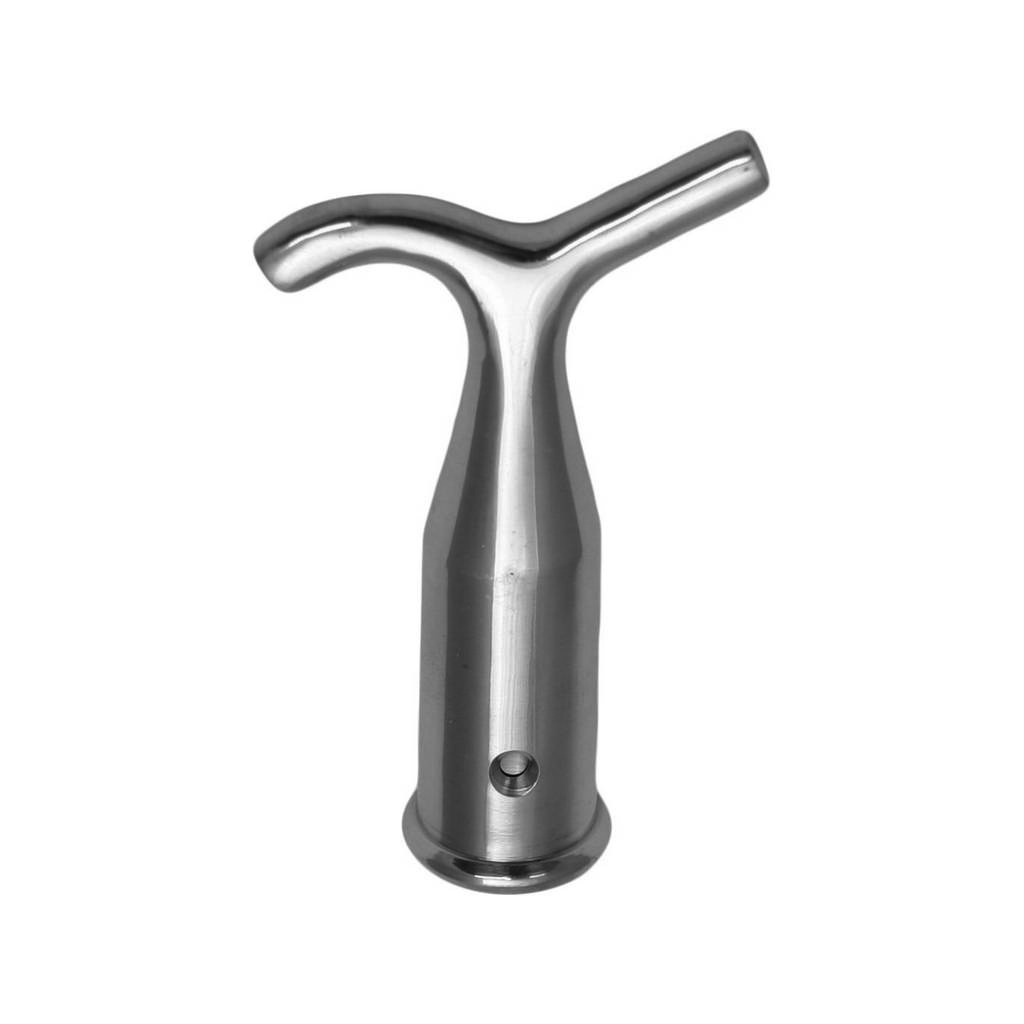 Centurion - Solid Brass Sash Pole Hook, Chrome Plated, 125mm