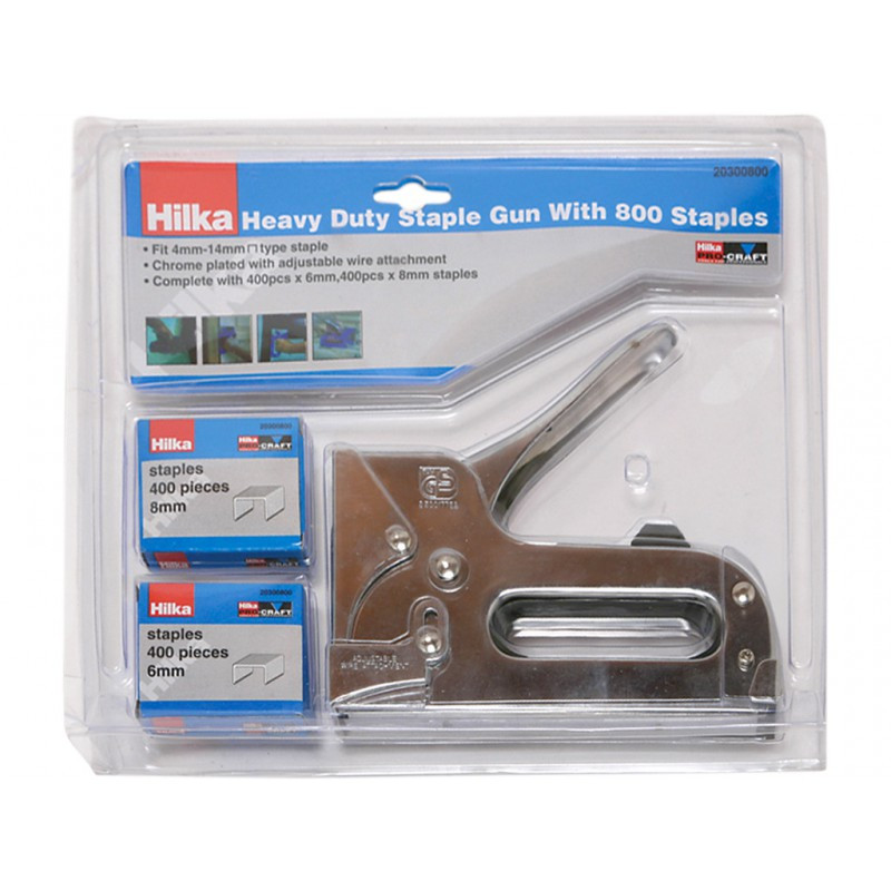 Centurion - Hilka Heavy Duty Staple Gun Kit 20300800, SL50P