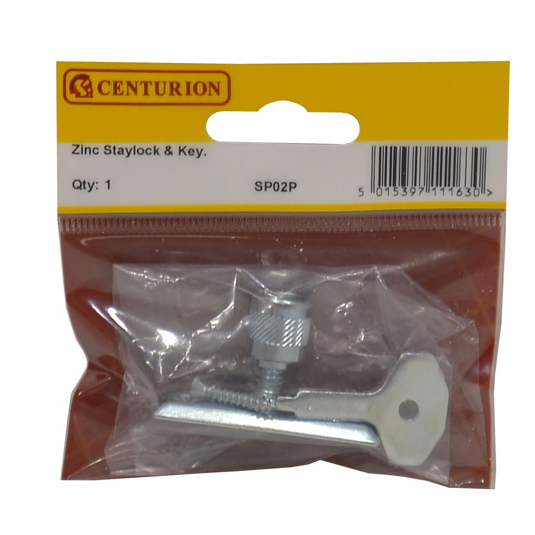 Centurion - 48mm x 28mm ZP Window Stay Lock SP02P