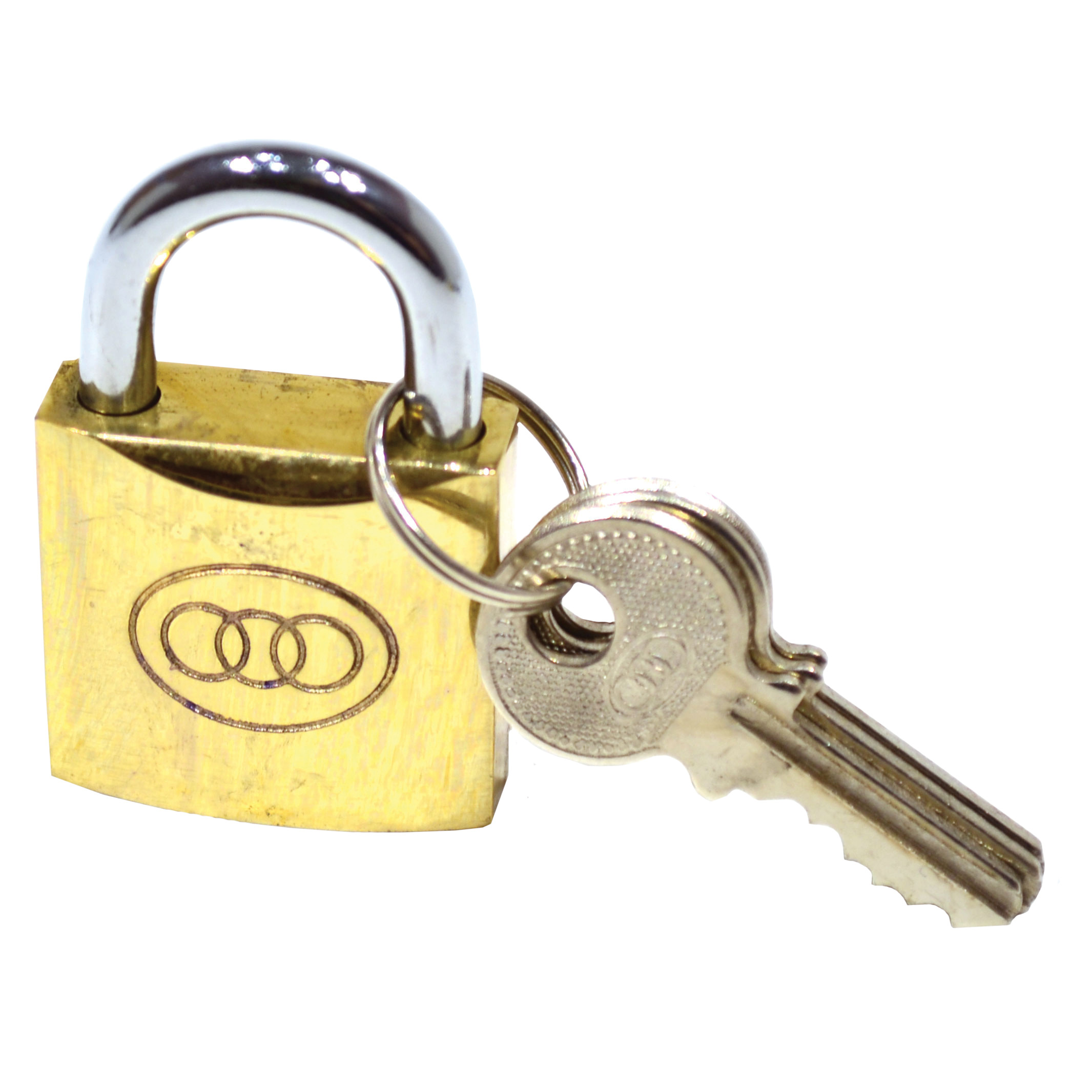 Centurion - 32mm Brass Tri-Circle Padlock SP138L