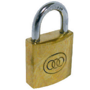 Centurion - Brass 'Tri-Circle' Padlocks, 38mm