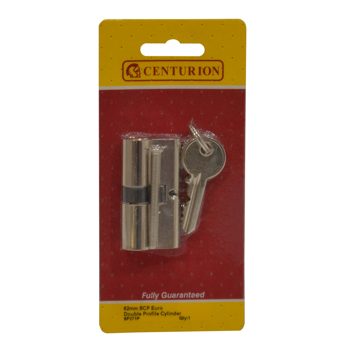 Centurion - Euro Profile Cylinders, Nickel Plated, 60mm