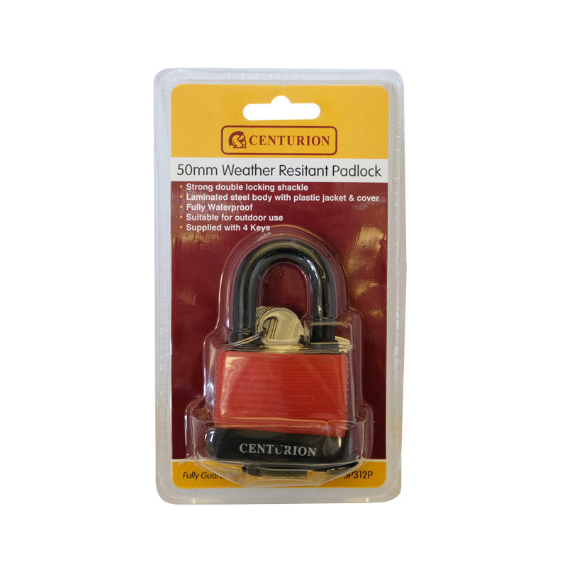 Centurion - Weather Resistant Padlock, 50mm