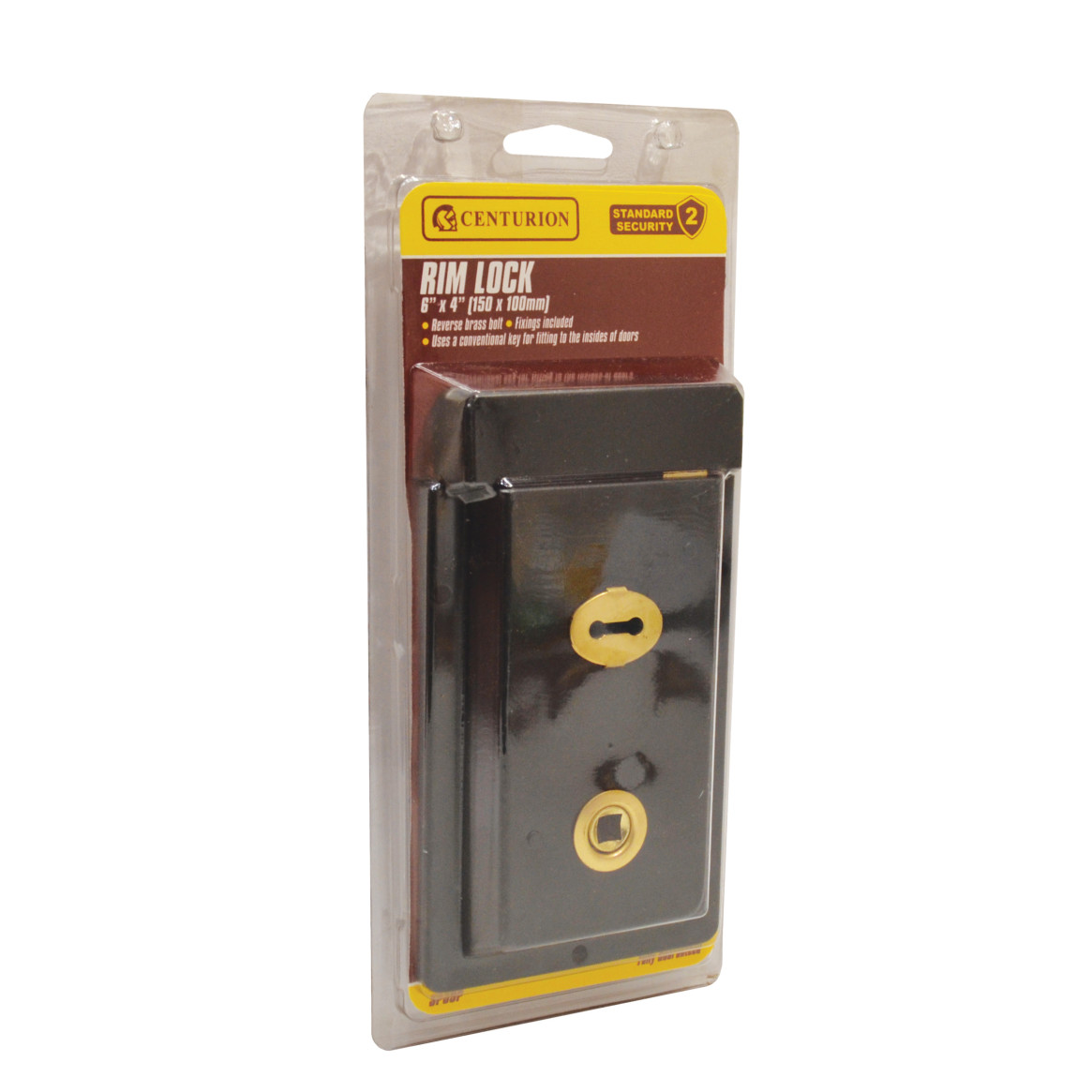 Centurion - Rim Locks, Black, 155mm x 105mm