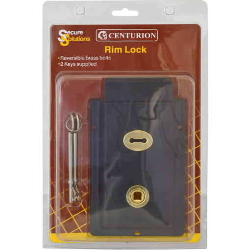 Centurion - Rim Locks, Black, 145mm x 80mm