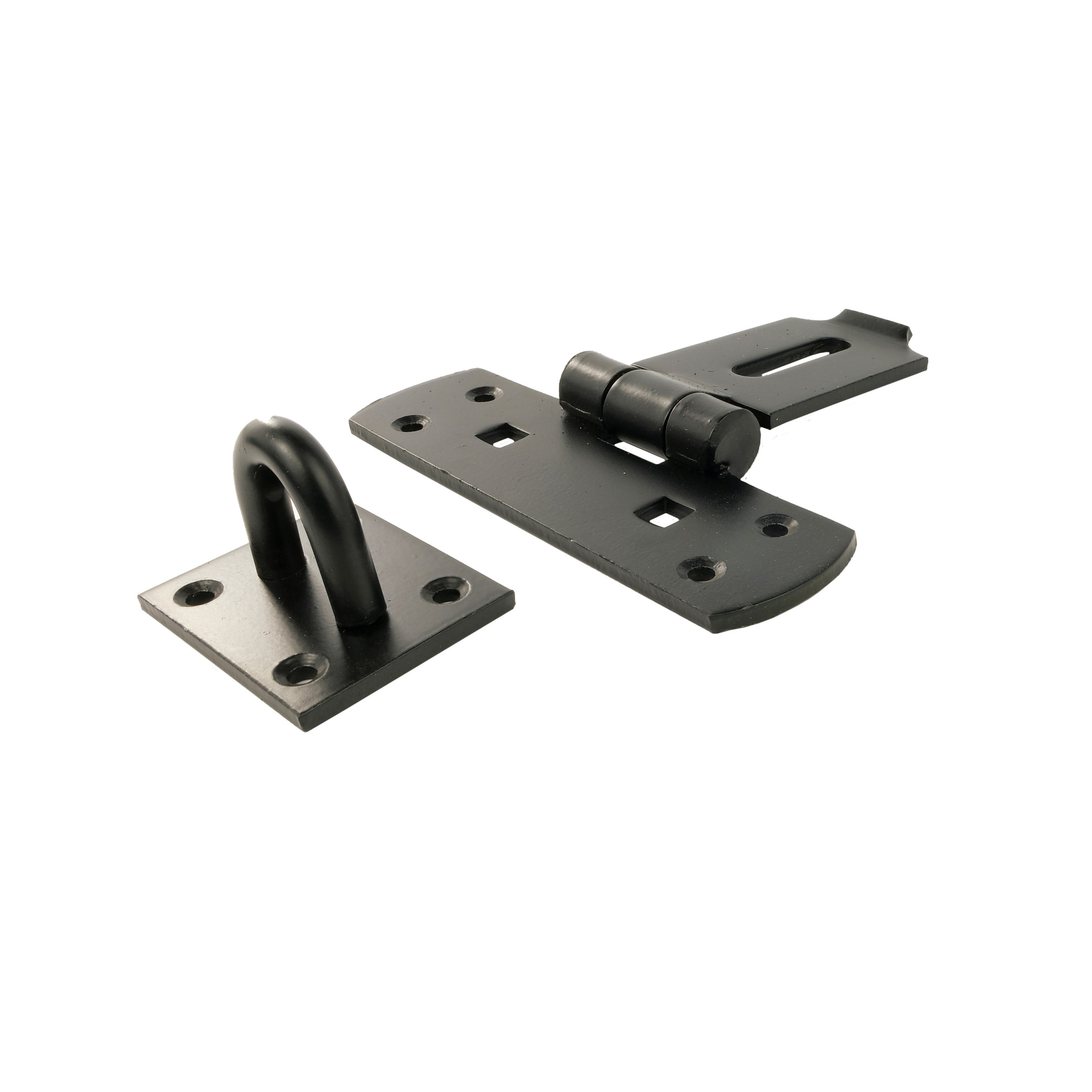 Centurion - 150mm (6") Black Heavy Vertical Hasp, SP65P