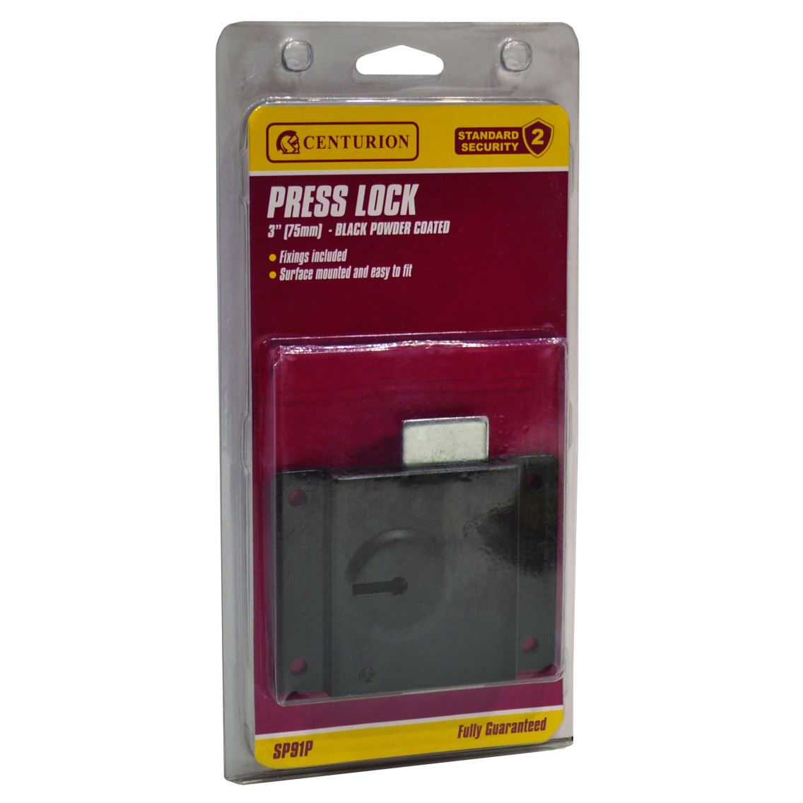 Centurion - Press Locks, Black, 76mm