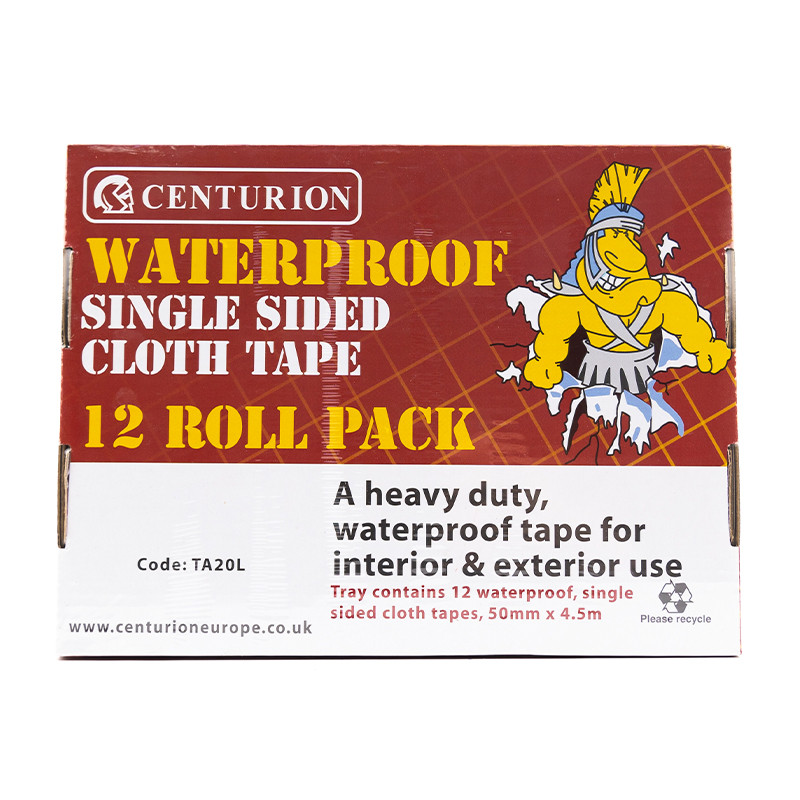 Centurion - Heavy Duty Cloth Tape in Assorted Colour 50mm x 4.5m Roll