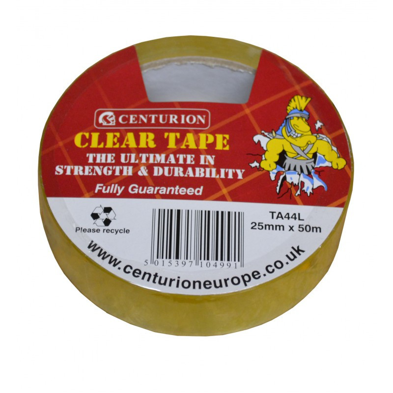 Centurion - 24mm x 50m Clear Tape, TA44L