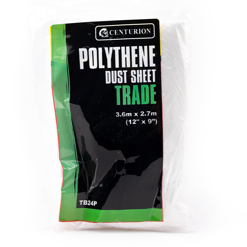 Centurion - General Polythene Dust Sheet, 12' x 9'/ 3.6m x 2.7m