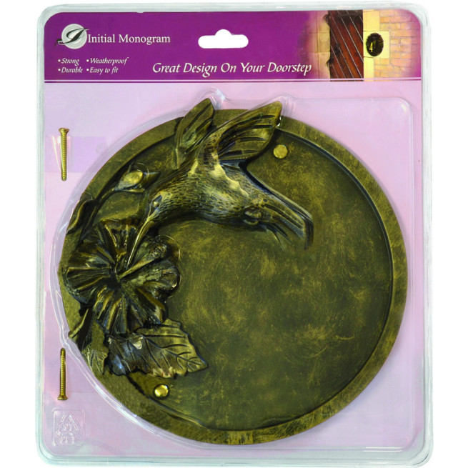 Centurion - Bronze Effect Hummingbird Plaque