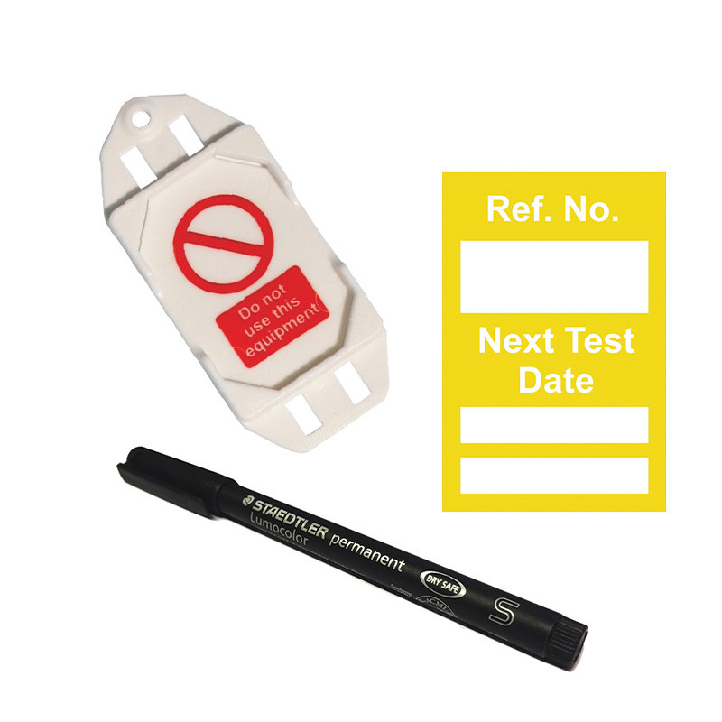 Centurion - 'Next Test' Mini Tag Insert Kit, Yellow
