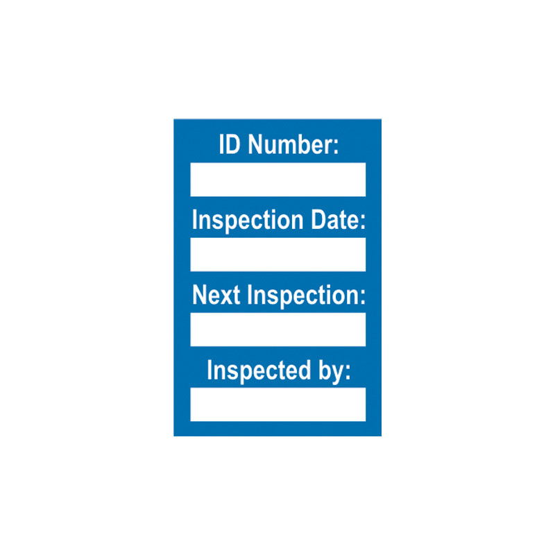 Centurion - 'Harness' Mini Tag Insert, Blue (Pack of 20)