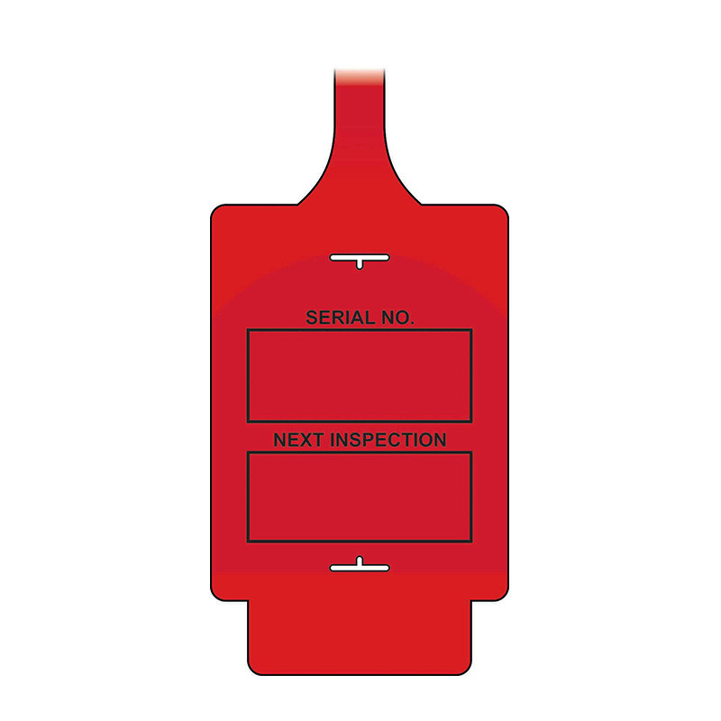 Centurion - 'AssetTag Flex Next Inspection' Tag, Red - Style A (Pack of 50)