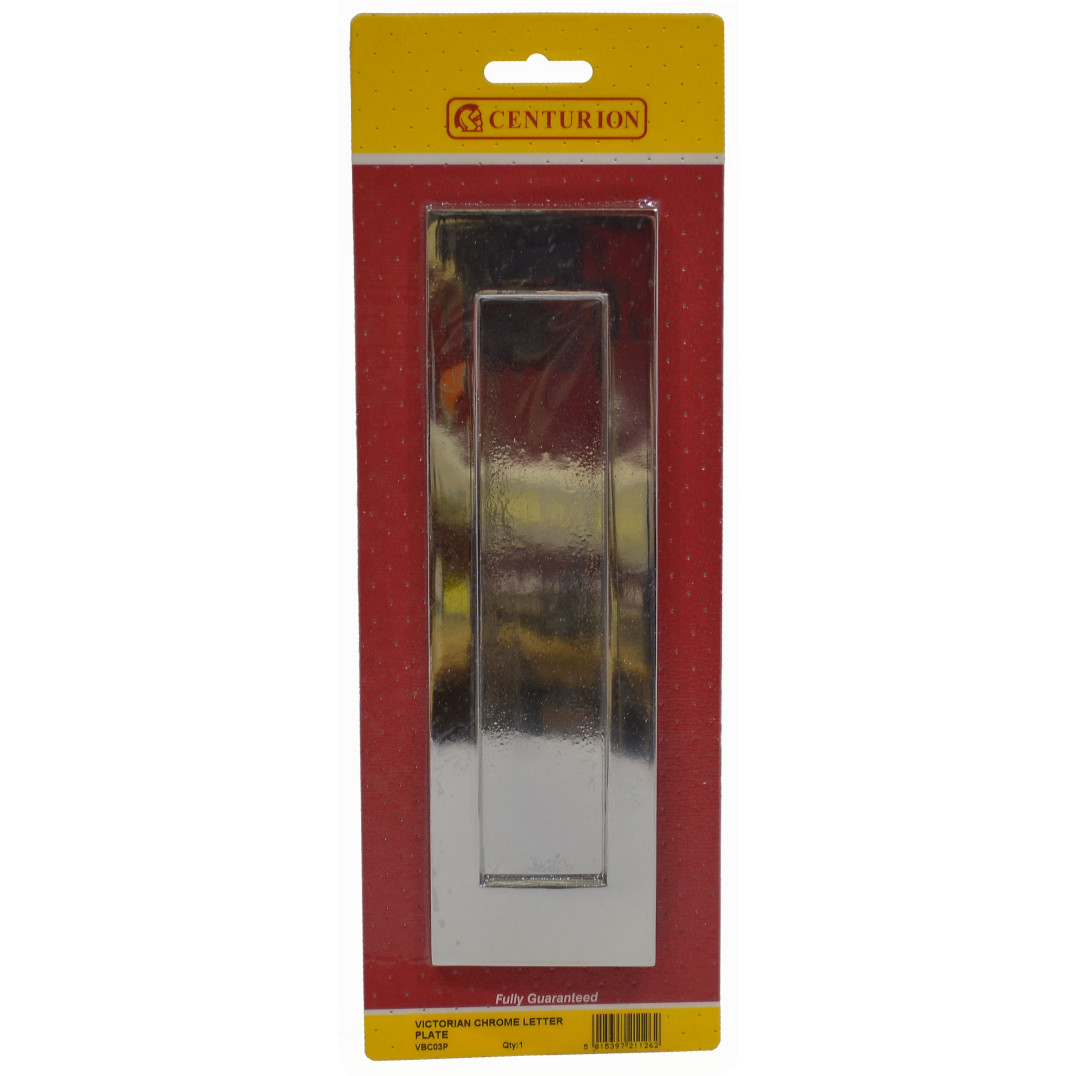 Centurion - Chromed Letter Plates, 250mm x 75mm