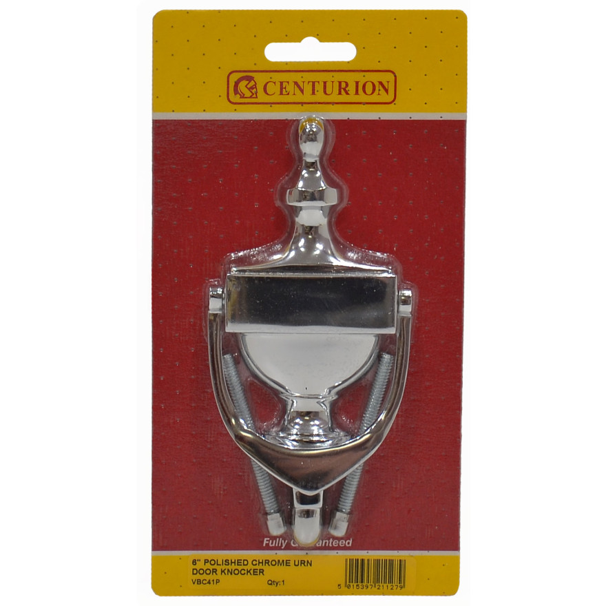 Centurion - Chromed Urn Door Knocker, 150mm