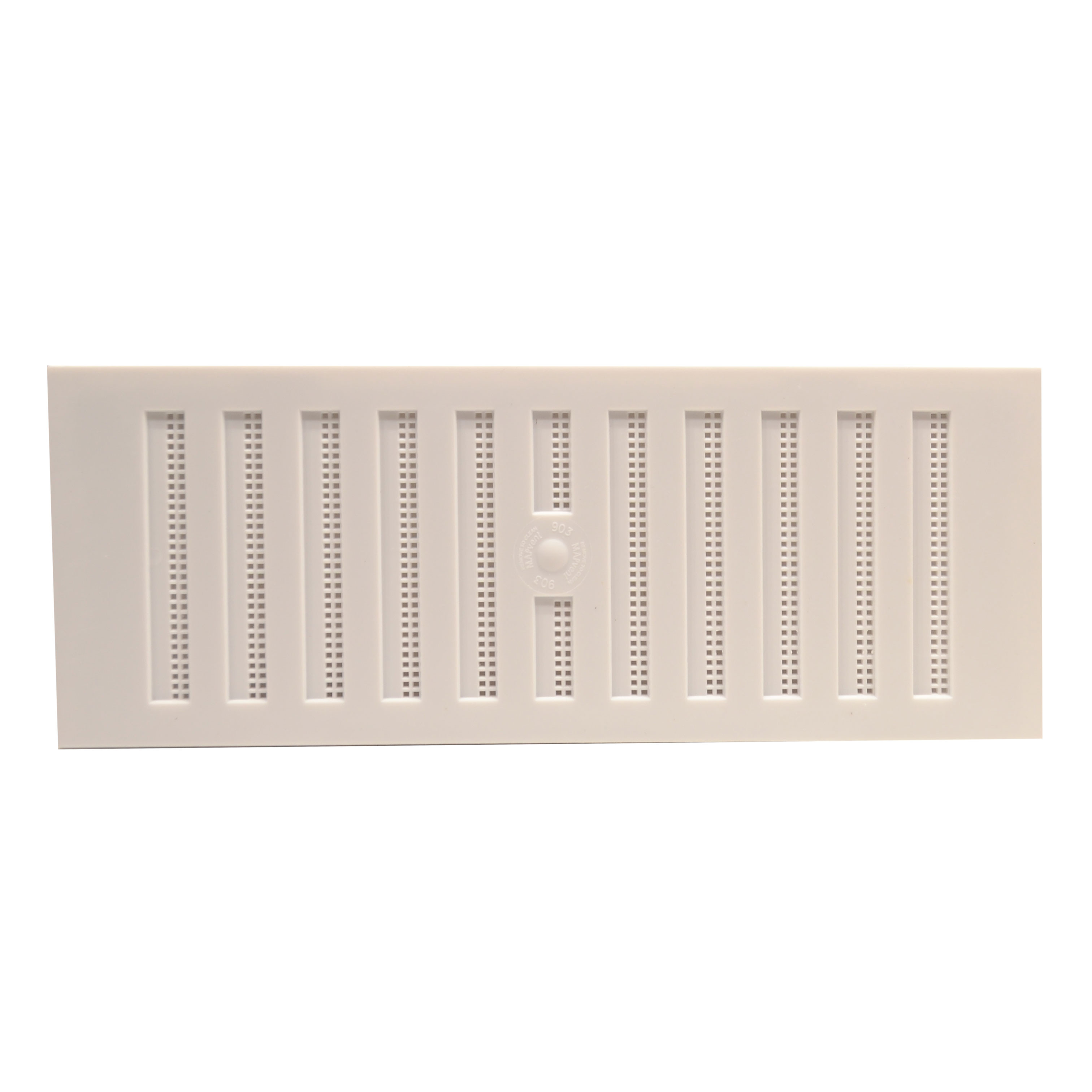 Centurion - White Plastic Hit and Miss Vent with Flyscreen, 229 x 76mm