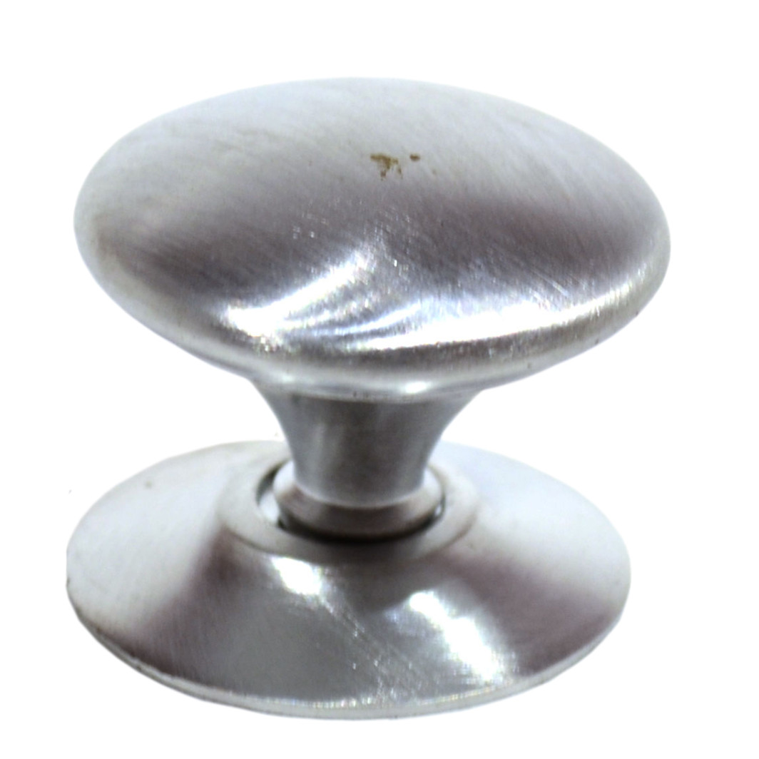 Centurion - Victorian Cupboard Knobs, Satin Chrome Plated, 32mm Dia.