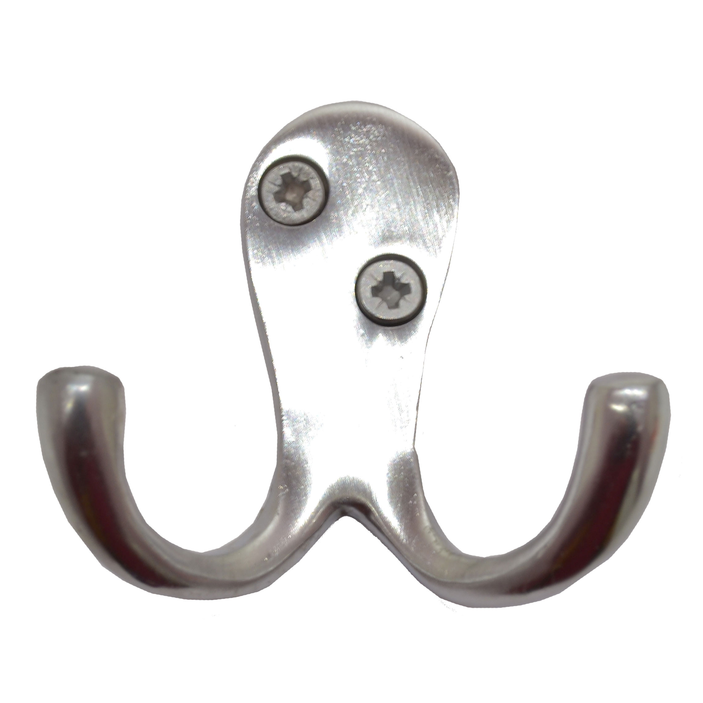 Centurion - Double Robe Hook, 75mm, Satin Chrome