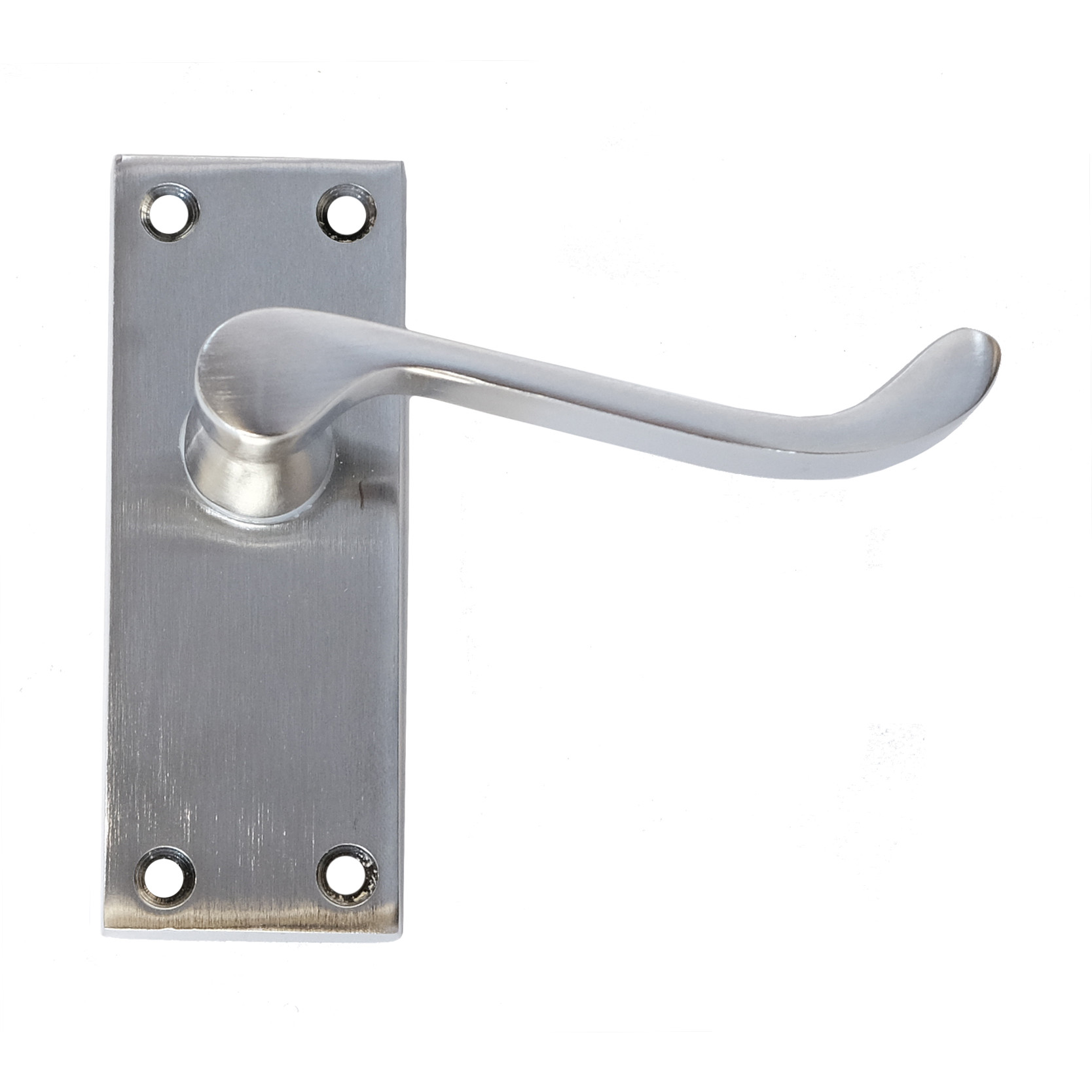 Centurion - Satin Chrome Lever Latch Set, 105mm x 40mm