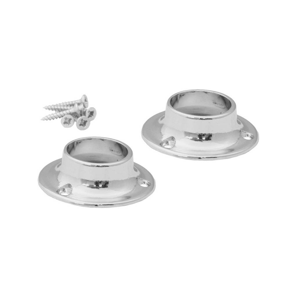 Centurion - 19mm (3/4") CP Wardrobe Rod Sockets WA03L